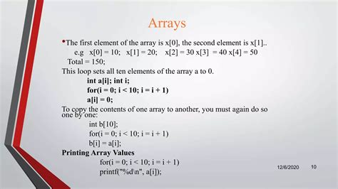 Arrays And Strings Pptx