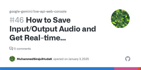 How To Save Inputoutput Audio And Get Real Time Transcript · Issue 46