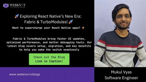 Native Architecture Turbomodules Development Integration React Webknot Technologies