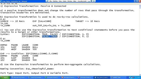 4 Expression Transformation In Informatica Power Center Youtube