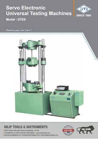 Digital Computerised Servo Controlled Universal Testing Machine For Industrial Capacity Kn