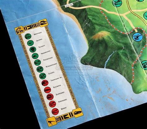 Jurassic Park Map
