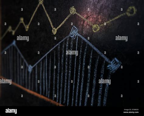 The Chart On The Chalkboard Stock Photo Alamy