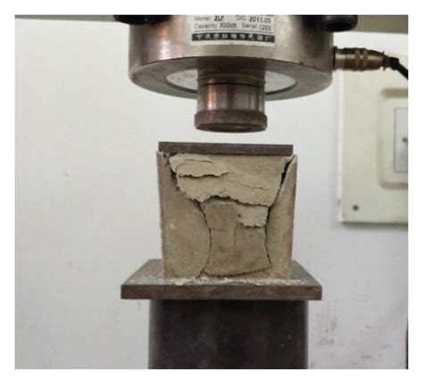 Uniaxial Compressive Strength Test Process A The CTB Samples B Download Scientific