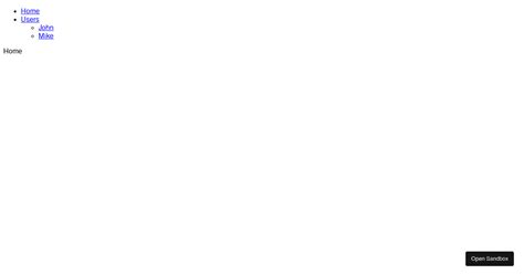 bare bones example forked codesandbox