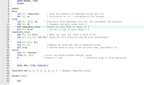 solved need help with coding assignment in uvision using arm