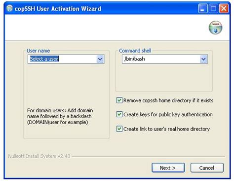 How To Setup A Basic Config Of Copssh Server For Using Backup Utility