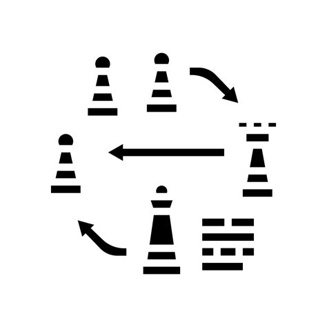 Tactic Business Glyph Icon Vector Illustration 10311804 Vector Art At Vecteezy