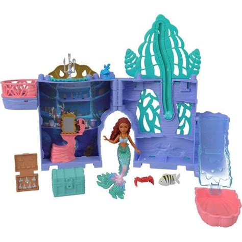 Boneca Disney Lit Merm Filme Conj Gruta Secr Mattel Bonecas
