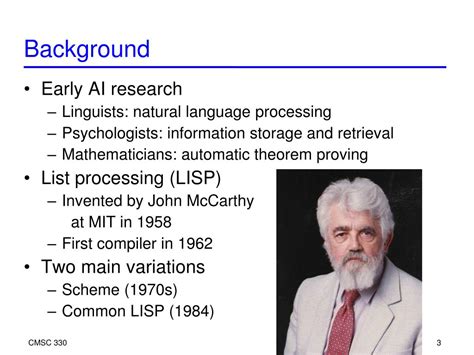 Ppt Cmsc 330 Organization Of Programming Languages Powerpoint