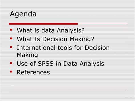 Data Analysis For Effective Decision Making Ppt