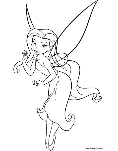 Fairy Coloring Pages Tinkerbell