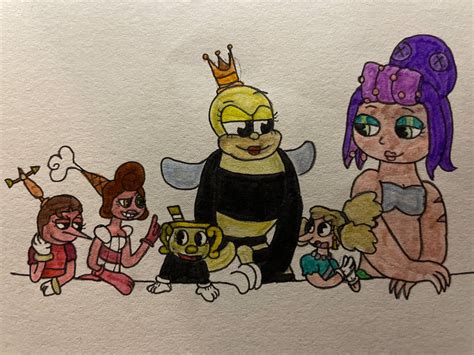Cuphead Gals By Turboshemp On Deviantart