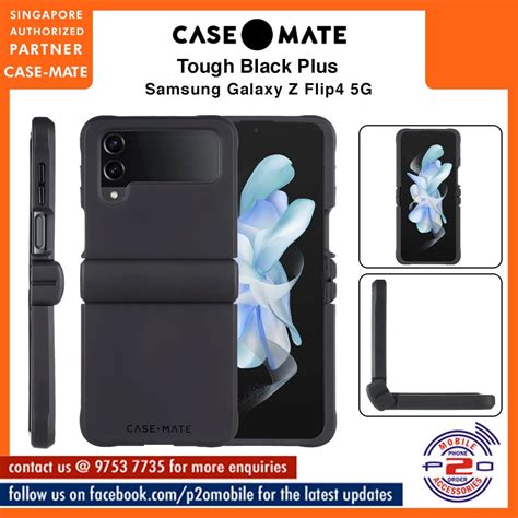 Flip Case Mate Tough Plus Black For Samsung Galaxy Z Flip G Flip Mobile Phones