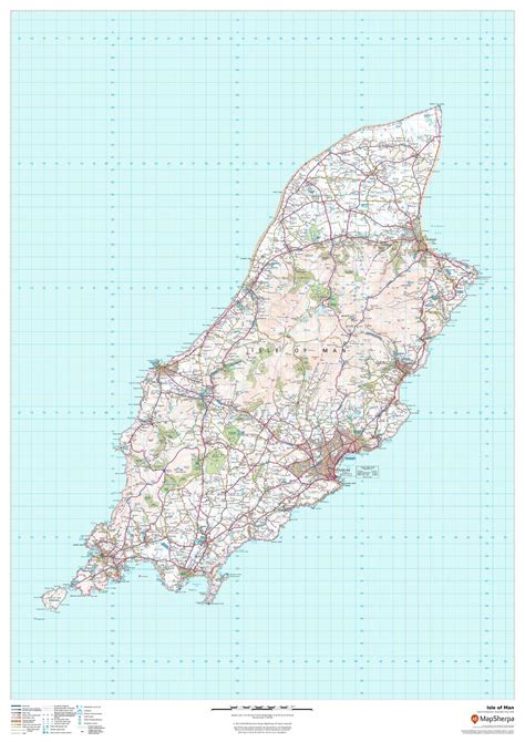 Isle Of Man By Mapsherpa The Map Shop