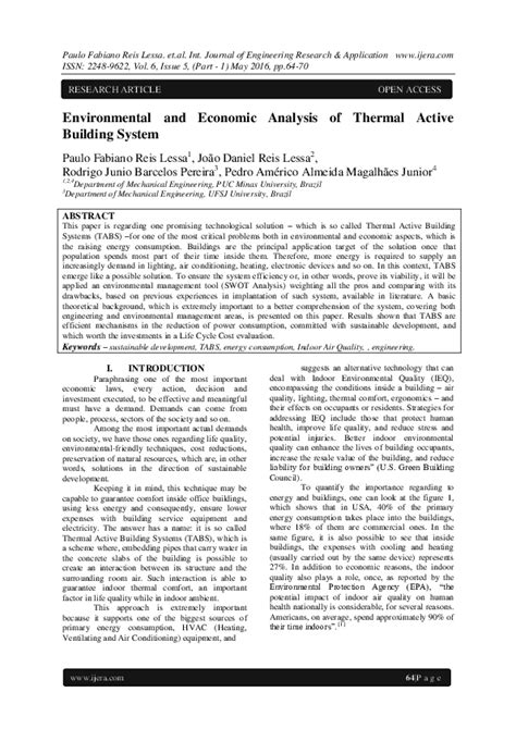Pdf Environmental And Economic Analysis Of Thermal Active Building System