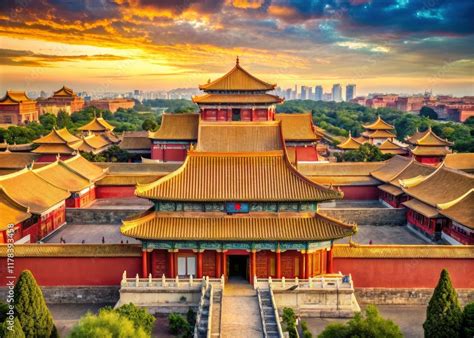 Imperial Palace Architecture The Forbidden Citys Red Walls And Golden