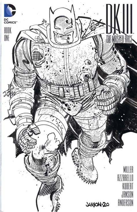 Klaus Janson In Rich Szecsys Dkiii Sketch Covers Various Artists
