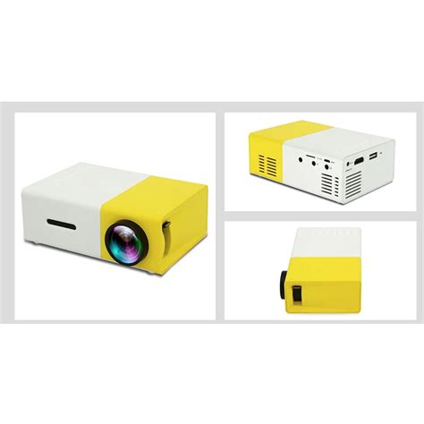 Мини преносим LED видео проектор 600 LM 1080P Full HD - eMAG.bg