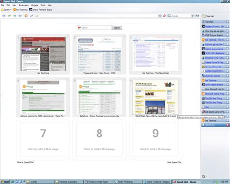 Opera Releases 9 2 Browser Adds Speed Dial Ars Technica