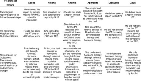 Protocol Itineraries And Strategies Transsexualizer Process PT In SUS Download Scientific