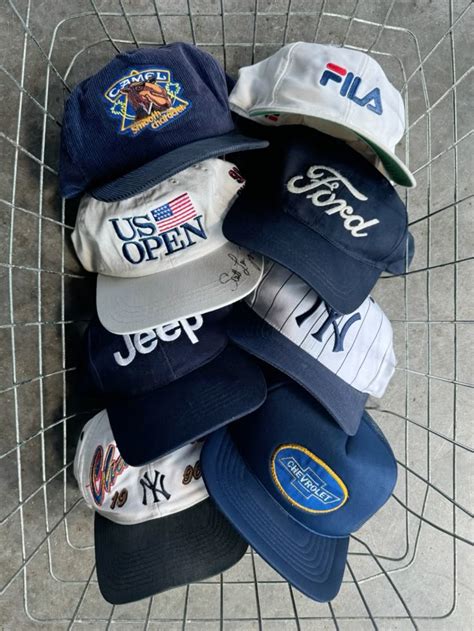 Vintage Hat Inspo Collecting Retro Sports Memorabilia Collection Of