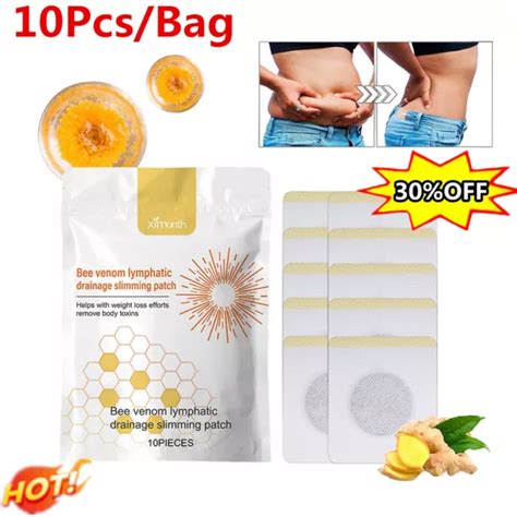 2025 Bee Lymphatic Drainage And Slimming Patch For Women Men Body Slim