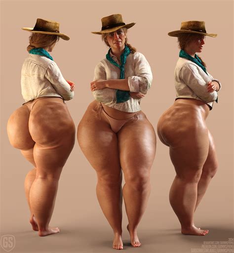 Rule 34 1female 3d 3d Model 3d Render Ass Barefoot Big Ass Big Butt
