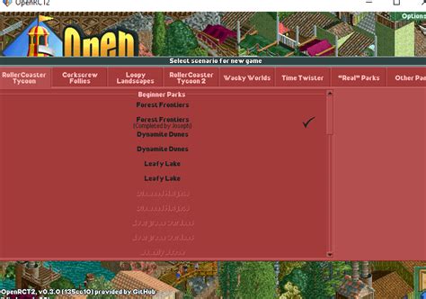 duplicate scenarios after winning problems bugs and feedback openrct2
