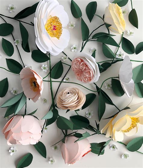 Class101 특별한 도안으로 나만의 꽃밭을 만드는 페이퍼 아트