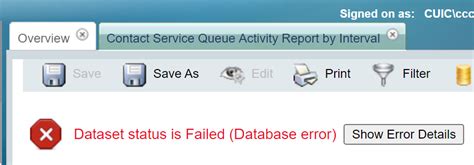 Unable To Run A Report On Cisco Cuic Cisco Community