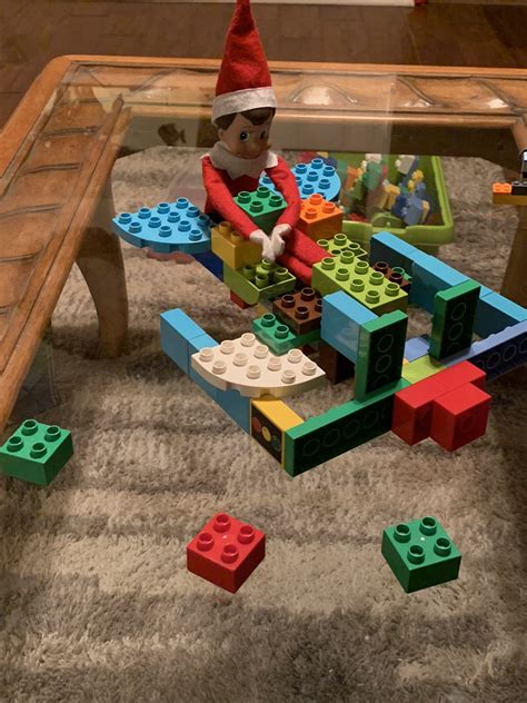 Elf On A Lego Elf Fun Elf Lego Christmas Tree