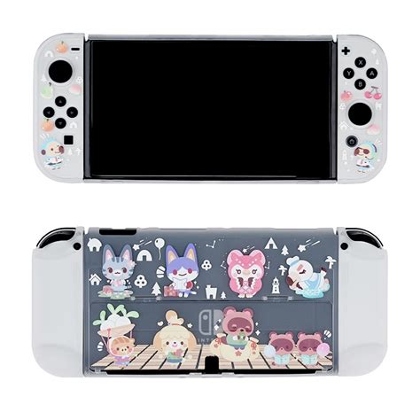 Acnh Switch Cover Case Cute Acnh Switch Oled Protective Shell Case