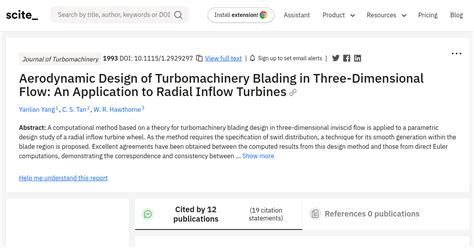 Aerodynamic Design Of Turbomachinery Blading In Three Dimensional Flow An Application To Radial