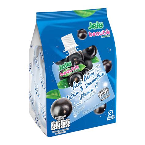 เจเล่ บิวตี้ ขนมเยลลี่คาราจีแนน รสอาซาอิ เบอร์รี่ 140 ก แพ็ค 3 Big C Online