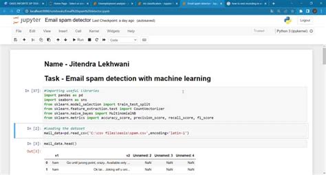 Video Jitendra Lekhwani On Linkedin Machinelearning Oasisinfobyte Internship