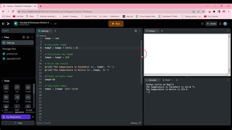 Lesson 5 Variables And Datatypes Activity No1 Youtube