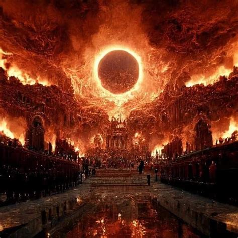 Dark Aesthetic Graphic Art Hell Landscapes Locations Hellish Land Bones