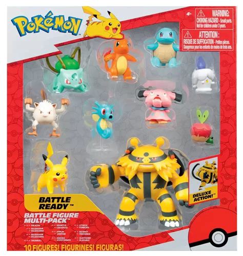 Battle Figure Multi Pack 10 Pack Figurine Pokémon Action Figures