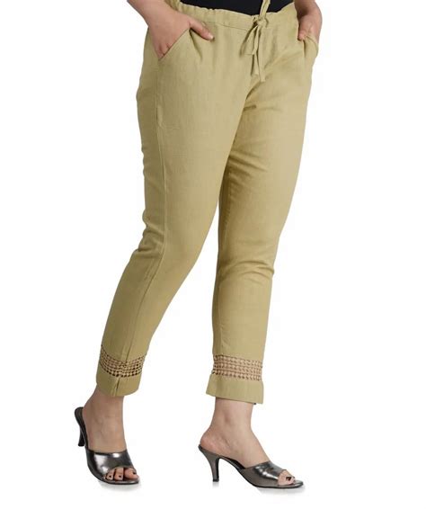 Solid Womens Cotton Pants At ₹ 349piece In Jaipur Id 27503035962