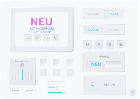 Premium Vector 3d Neumorphic Soft Ui Design 3d Bottons