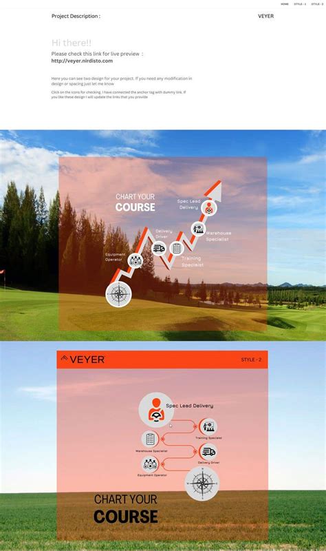 Entry 49 By Nirdisto For Chart Your Course Landing Page Visual Freelancer