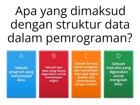 Soal Remidi Uts Struktur Data Quiz