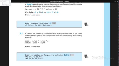 Introduction To Java Programming Exercise 2 1a Youtube
