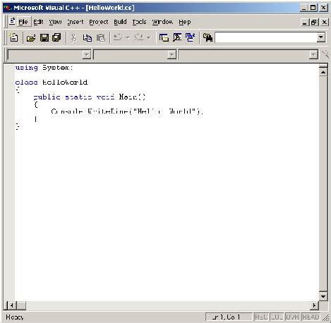 Visual Studio C Sharp