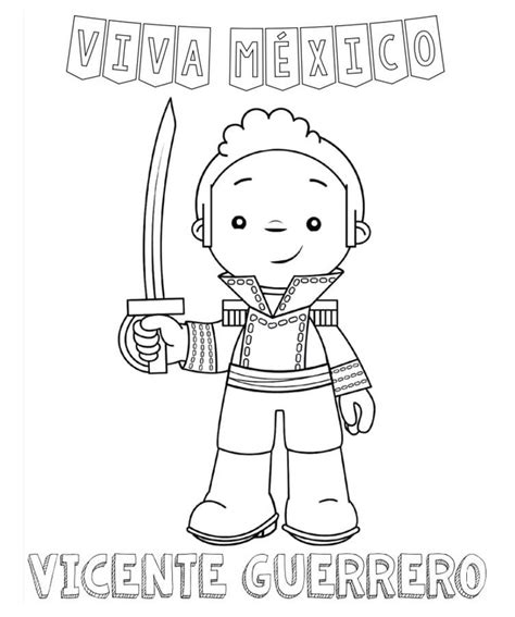 Dibujos De Independencia De México Para Colorear E Imprimir Coloringlib