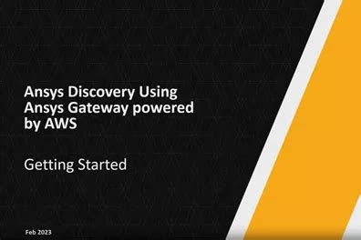 Ansys Gateway Powered By AWS