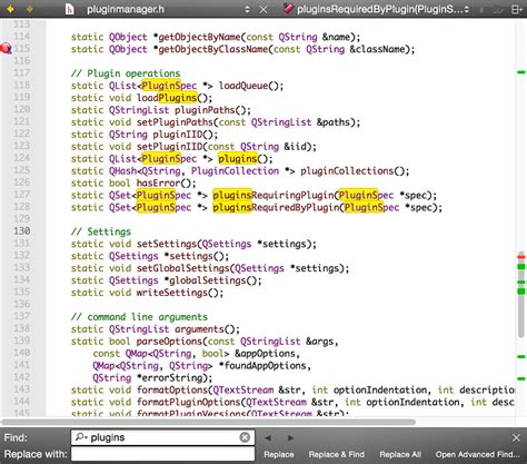 Sortie De Qt Creator 35 Beta 1 Qui Exploite La Barre De Défilement