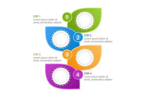 Colourful Leaf Infographic Chart Infographic Templates Colorful Leaves Infographic
