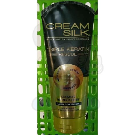 Cream Silk Triple Keratin Rescue Ultimate Repair And Shine Conditioner